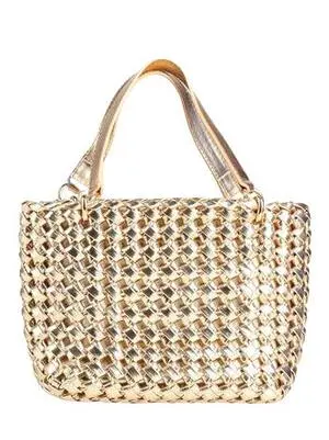 THEMOIRE Textile Handbag - Gold