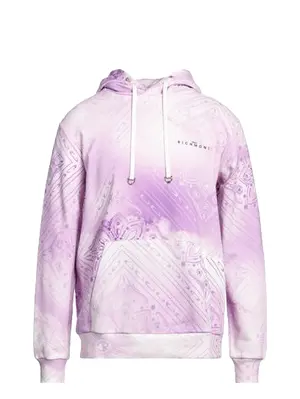 John Richmond Paisley-print Fleece Sweatshirt - Purple