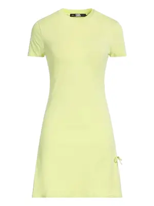 Karl Lagerfeld Mini Trapeze Dress - Green
