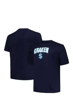 Profile Seattle Kraken Big & Tall Arch Over Logo T-shirt - Navy