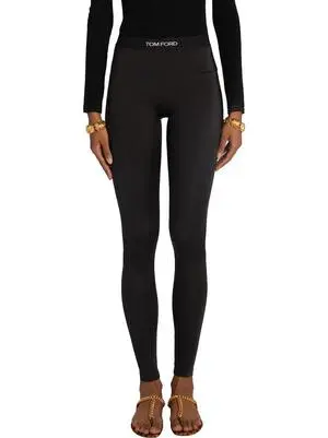 TOM FORD Signature Logo Leggings Naa Black