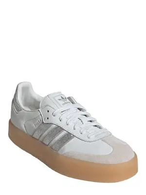Adidas Sambae Platform Sneakers Crystal White/silver/gum4