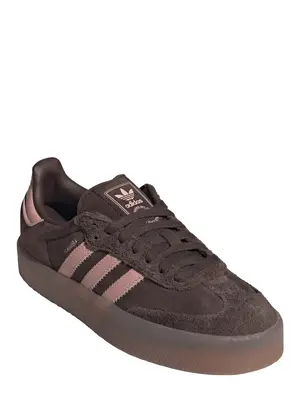 Adidas Sambae Platform Sneakers Dark Brown/mauve/gum M2
