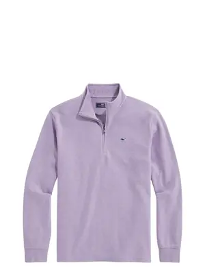 Vineyard Vines Vineyard Vines Saltwater Stripe Quarter Zip Pullover Freesia