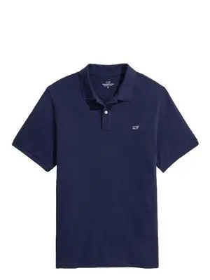 Vineyard Vines Heritage Piqué Polo - Nautical Navy