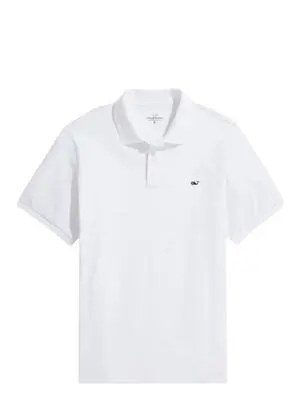 Vineyard Vines Heritage Piqué Polo - White Cap
