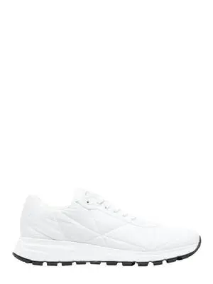 Prada Quilted Nylon Sneakers - White
