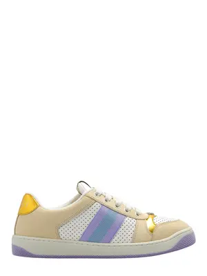Gucci Screener Sneakers - Cream