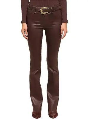 L'Agence Ruth High Rise Straight Jeans - Dark Java
