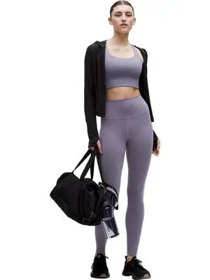 Lululemon Wunder Train High-rise Tight With Pockets - Grape Mist