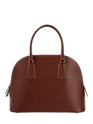 THE ROW Nina Small Leather Tote Bag - Brown