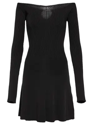 Jacquemus La Mini Robe Pralu Minidress - Black