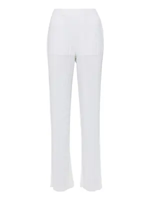 Stella McCartney Pleated Knit Pants - White