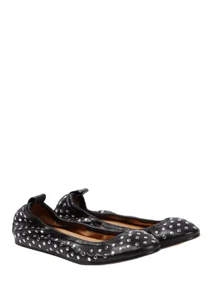 Isabel Marant Belna Embellished Ballet Flats - Black