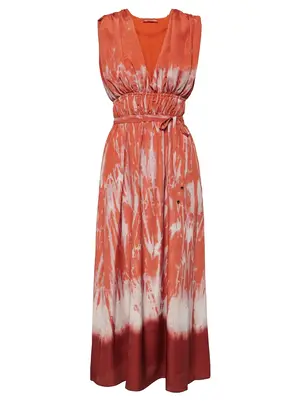 Altuzarra Fiona Ruched Midi Dress - Multicoloured