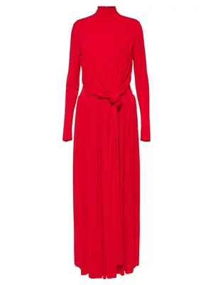 Proenza Schouler Meret Draped Maxi Dress - Red