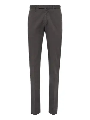 SLOWEAR Incotex Cotton-blend Slim Pants - Grey