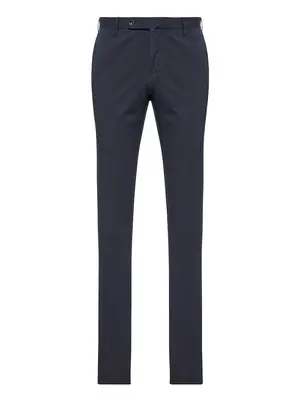 SLOWEAR Incotex Cotton-blend Straight Pants - Blue