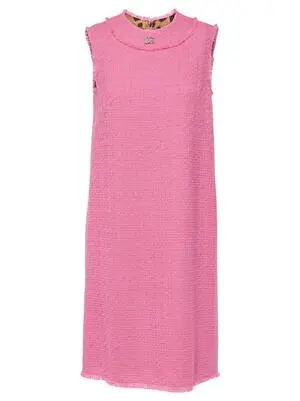 Dolce & Gabbana Dg Tweed Minidress - Pink