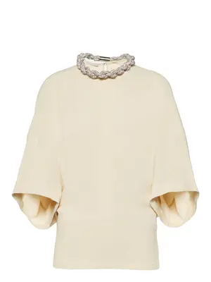 Stella McCartney Oversized Cady Top - White