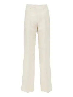 Valentino Garavani High-rise Wide-leg Pants - White
