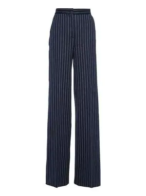 Max Mara Benito Pinstripe Palazzo Pants - Multicoloured