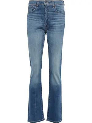 7 For All Mankind High-rise Slim Jeans - Blue