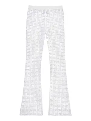 Givenchy Wide Leg 4g Pant - White