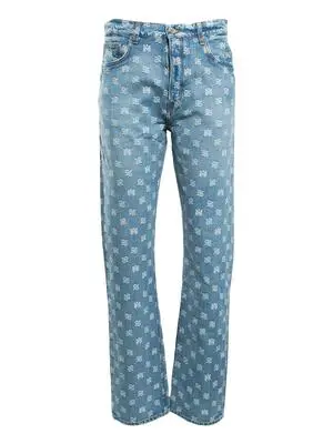 Amiri Ma Paisley Jacquard Straight Jean - Blue