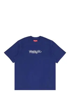 Supreme Banner Short-sleeve Top 'dark Royal' Blue