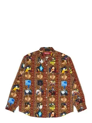 Supreme X Mark Leckey Hardcore Printed Corduroy Shirt - Multicolor