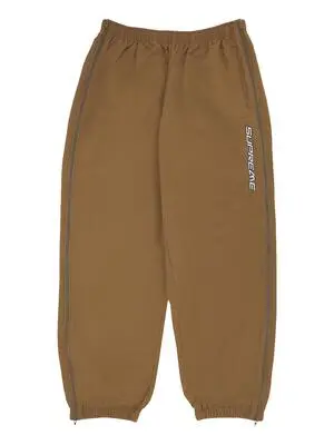 Supreme Full Zip Baggy Warm Up Pant - Brown