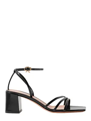 GIANVITO ROSSI Nuit 55 Leather Sandals - Black