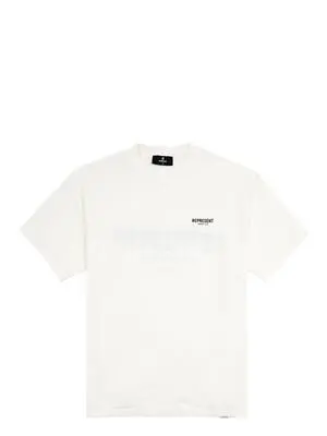 REPRESENT Owners Club Logo Cotton T-shirt - White