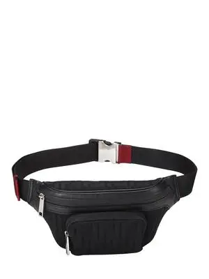 Fendi Mesh Zucca Belt Bag - Black