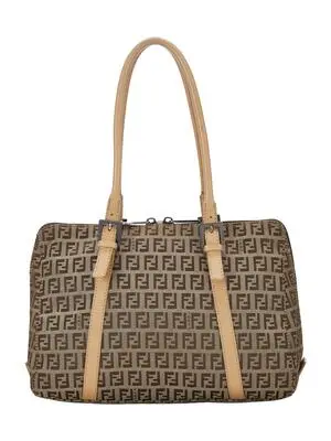 FENDI Fendi Zucchino Monogram Tote