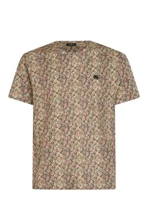 ETRO Palm Tree-print Cotton T-shirt