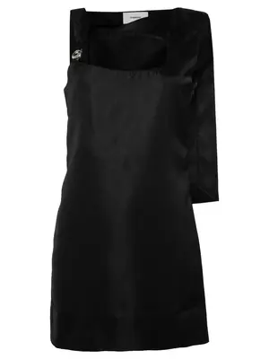 Coperni Cut-out Cape-effect Minidress - Black
