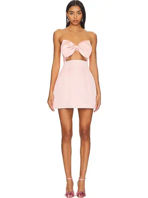 SAU LEE Estelle Dress - Powder Pink
