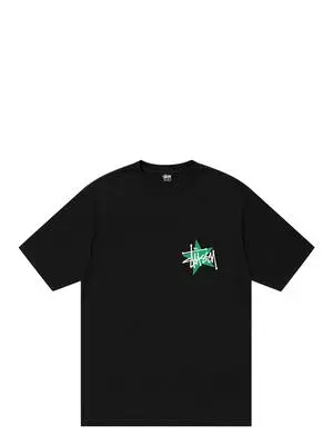 StÜssy Star Tee Pigment Dyed - Black