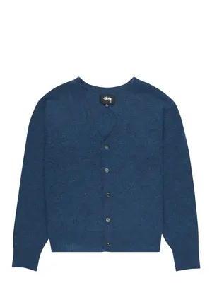 Denim Tears X Stussy Playing Card Suits Cardigan - Black
