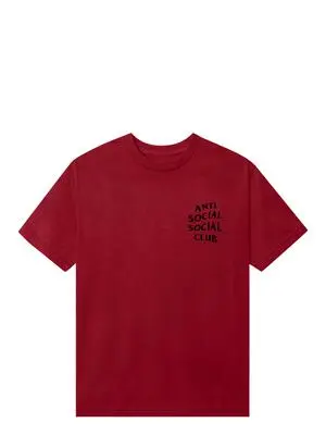 ANTI SOCIAL SOCIAL CLUB Kkotch Tee 'cardinal - Red