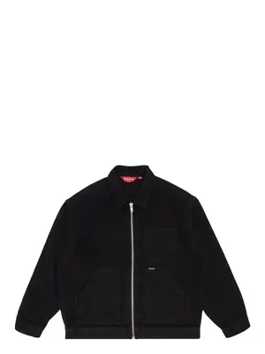 Supreme Moleskin Work Jacket - Black