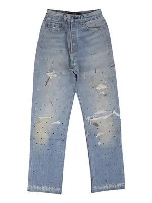 Amiri Gradient Crystal Recon Jeans - Blue