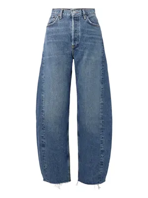 AGOLDE Luna High-rise Tapered Jeans - Blue