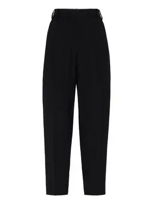 Brunello Cucinelli High-waisted Pleated Trousers - Black