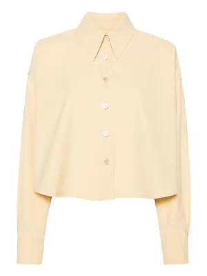 Fabiana Filippi Buttoned Cropped Shirt - Yellow