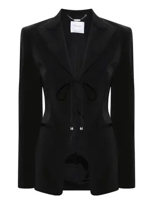 Blumarine Single-breasted Blazer - Black