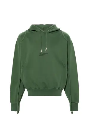 Jacquemus Le Sweatshirt Camargue Cotton Top Green