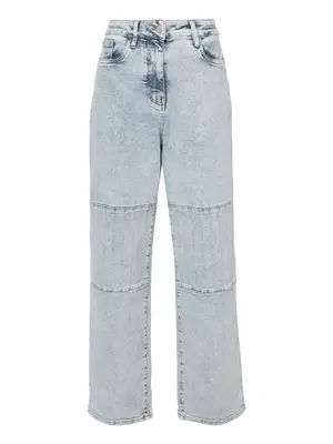 Remain Birger Christensen High-rise Straight Jeans - Blue